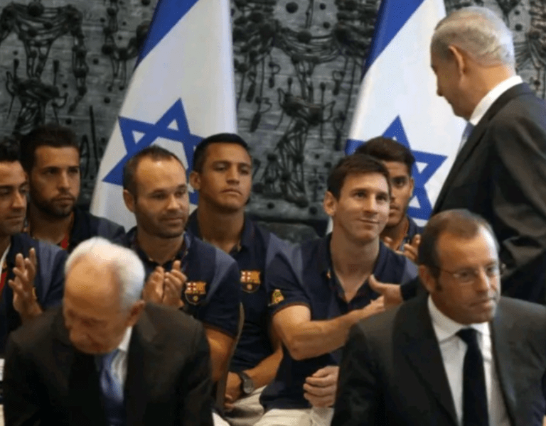 Imágenes de Lionel Messi en Israel - Identidades